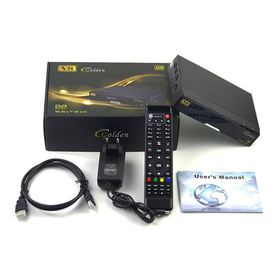 DLNA V8Gloden HD freesat set top box internet sharing biss patch support receiver