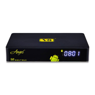 Android box receiver V8 Angel Online dvb support IPTV wireless newcam cccam internet sharing
