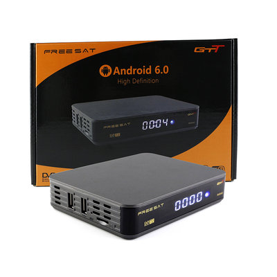 Android 6.0 TV BOX DVB-T/T2/Cable Freesat GTT set top box skybox wireless supporting