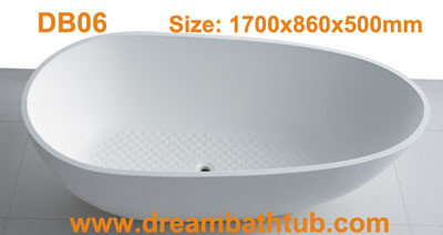 Artificial stone bathtub