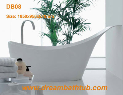 Stone composite bathtub