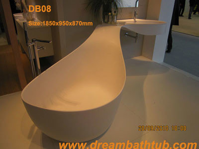 Synthetic stone bathtub