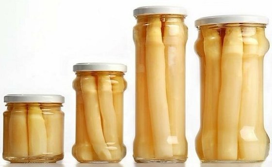 Salty Canned White Asparagus