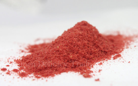 Red Freeze Dried Strawberries Powder 40 Mesh for Baking Freeze Drying Strawberry