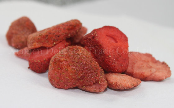 Camping Healthy Freeze Dried Food Sliced Freeze Dried Strawberries for Kids