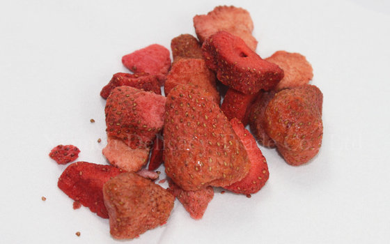 Camping Healthy Freeze Dried Food Sliced Freeze Dried Strawberries for Kids