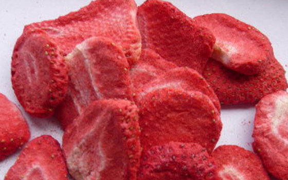Nutrition Lyophilized Fruit Freeze Dried Strawberries Sliced Freeze Dried Products
