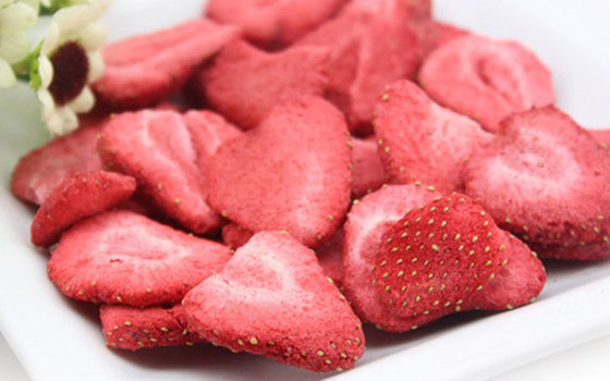 Nutrition Lyophilized Fruit Freeze Dried Strawberries Sliced Freeze Dried Products