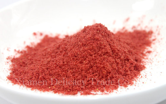 Red Healthy Freeze Dried Food 60 Mesh Strawberries Powder for Beverage and Baking
