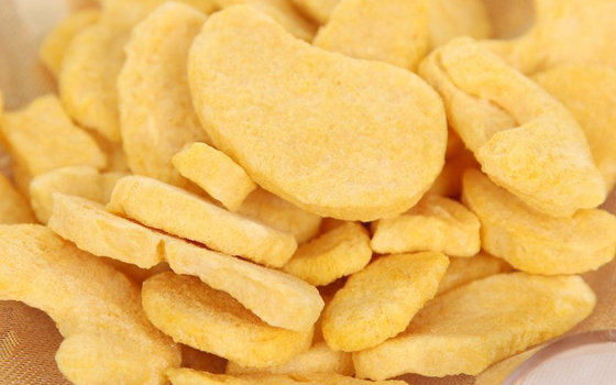 Sweet Freeze Dried Mango Fruit Slice Snacks Backpacking Food Freeze Drying Mangos