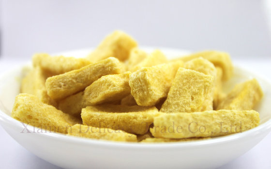 2cm - 3cm Green Food Freeze Dried Food Freezed Drying Mango Chips Snacks