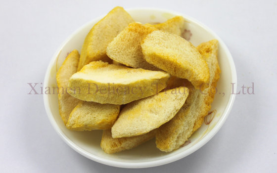 Natural Freeze Dried Fruit Snacks Mango Fruit Slices / Healthy Dried Food