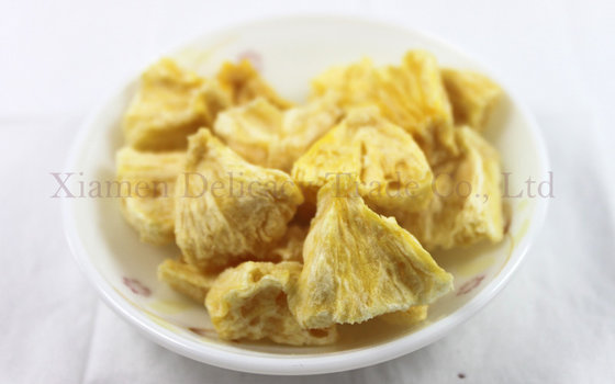 Sweet Healthy Freeze Dried Food Pineapple Sliced Long Term Storage Food