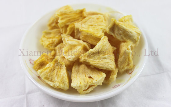 Sweet Healthy Freeze Dried Food Pineapple Sliced Long Term Storage Food