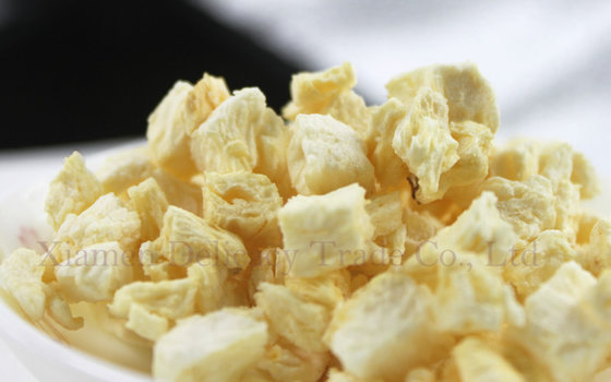 Natural Freeze Drying Lyophilized Fruit Pineapple Dices for desserts