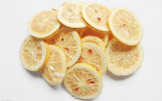 Yellow Sweet / Sour Lyophilized Freeze Dried Sliced FD Lemon