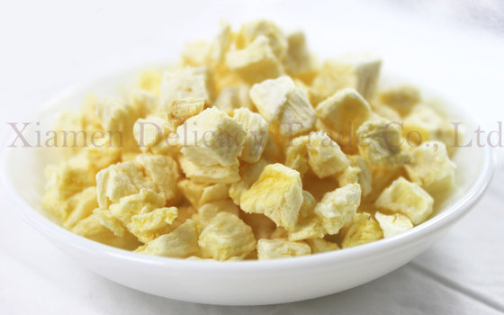 Delicious Sweet Freeze Dried Fruit / Pineapple Dehydrated Fruit
