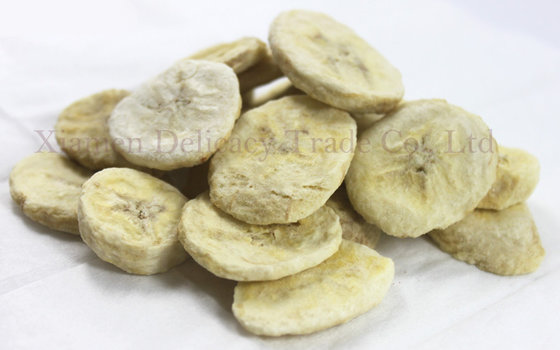 Healthy Freeze Dried Fruits Snacks Freeze Dry Banana Slices None Preservatives