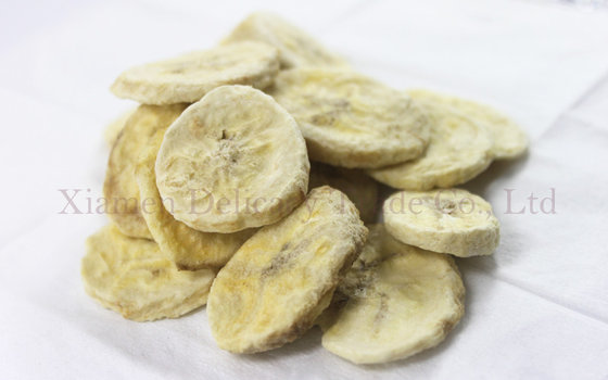 Healthy Freeze Dried Fruits Snacks Freeze Dry Banana Slices None Preservatives