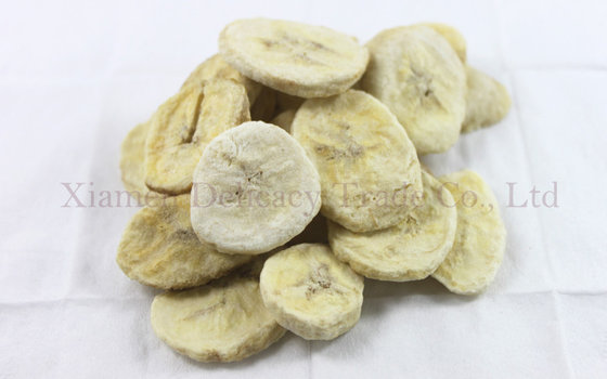Healthy Freeze Dried Fruits Snacks Freeze Dry Banana Slices None Preservatives