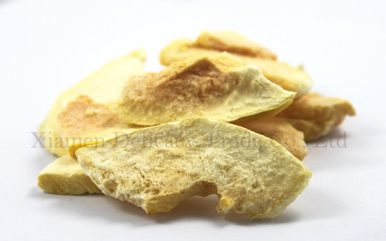 Natural Snacks Freeze Dried Fruits Healthy Papaya Slices Crispy Green Freeze Dried Fruit