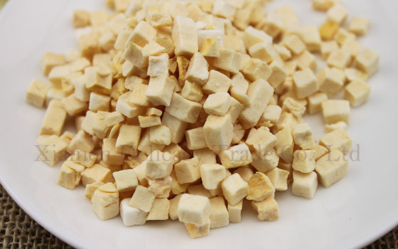 Bulk Freeze Dried Papaya Dices Yellow Cubes for chocolate bar