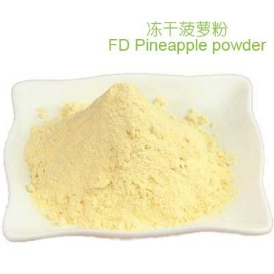 Freeze dried pineapple powder