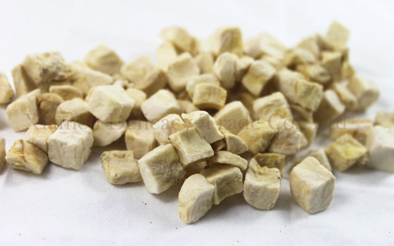 Nutritious Healthy Diced Fruits Freeze Dried Banana Cubes Baking