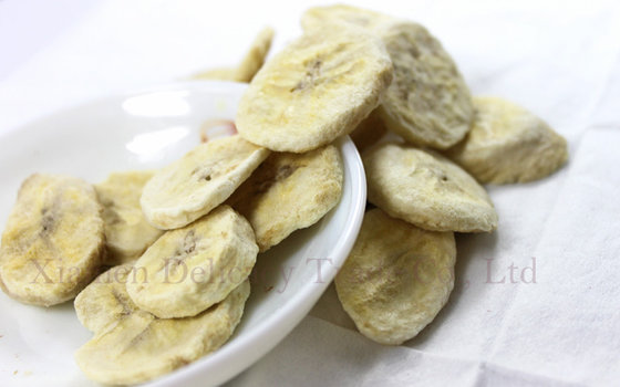 Freeze Dried Organic Bananas Slices Bulk as Healthy Fruit Snacks for Kids