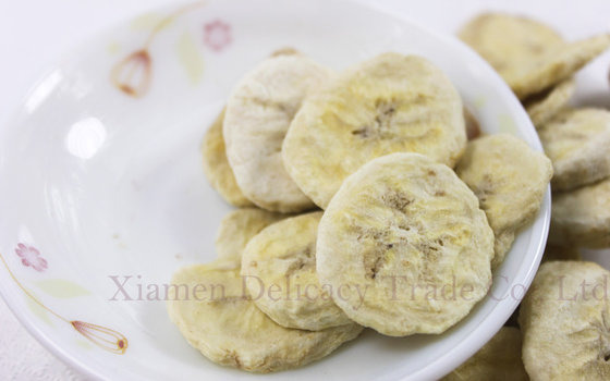Freeze Dried Organic Bananas Slices Bulk as Healthy Fruit Snacks for Kids