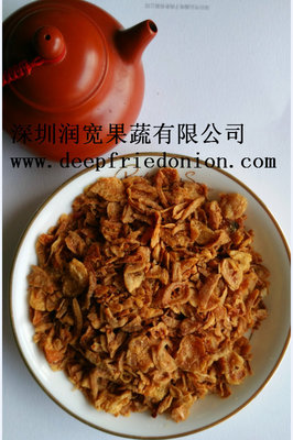 Delicious Brittle Deep Fried Onion , Golden Color Crispy Fried Onions