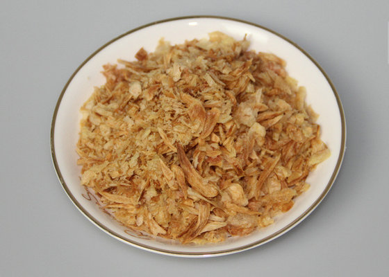 Dark Brown / Golden Brown Delicious Deep Fried Onion Flakes Without Additive
