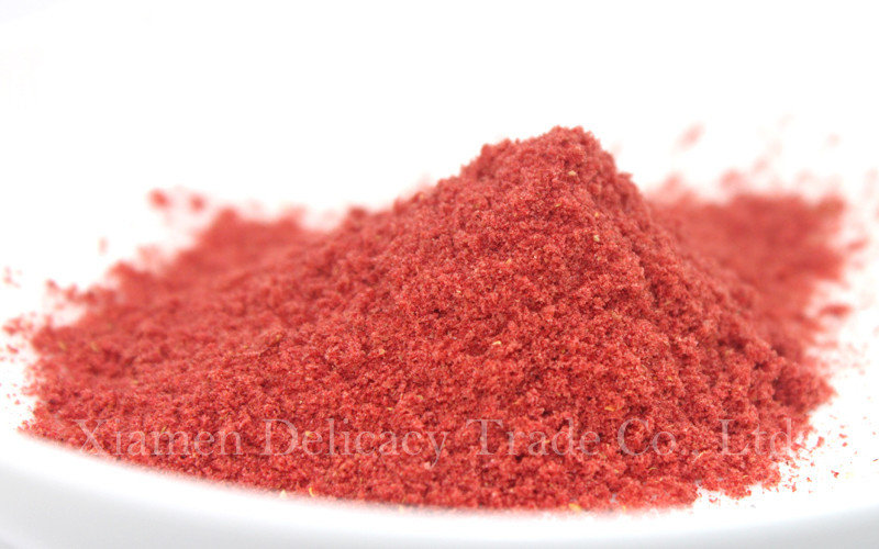 Red Healthy Freeze Dried Food 60 Mesh Strawberries Powder for Beverage and Baking