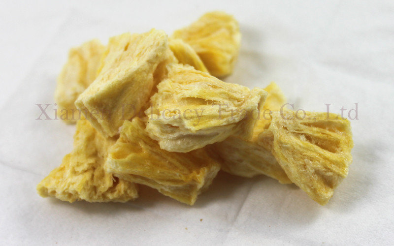 Green Food Freeze Drying Pineapple Slices , freeze dry foods