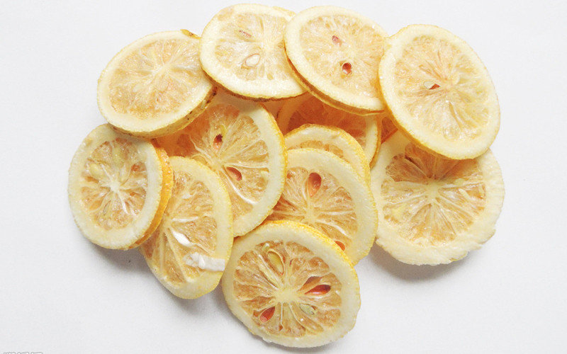 Yellow Sweet / Sour Lyophilized Freeze Dried Sliced FD Lemon