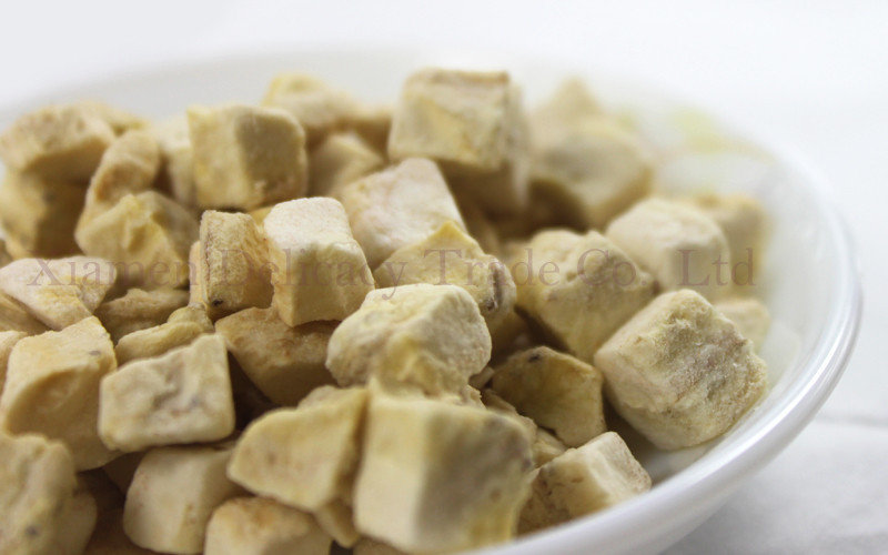 Safety Lyophilized Fruits Freeze Dried Bananas Dices 1 Year Shelf Life