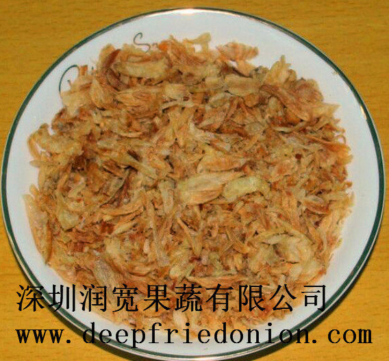 Foreign Material Absent Deep Fried Onion Strings  No Sugar / Additive