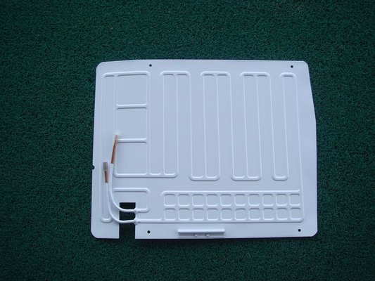 Roll Bond Type Fridge Evaporator Plate , Aluminum Heat Exchanger Commercial Fridge Parts