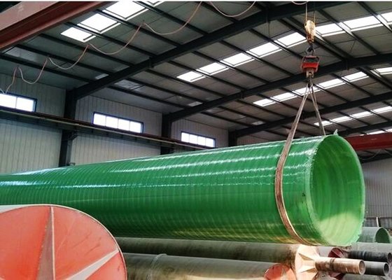 FRP/GRP Fiberglass PIPE DN1200 DN2400 DN4000 water treatment pipes