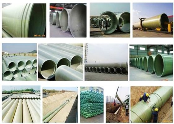 Fiberglass High Strength FRP Winding Cable Protection Pipe/Grp products