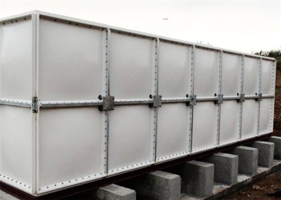 high quality FRP / fiberglass SMC water tank with food grade resin in water treatment