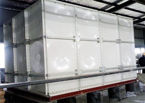 high quality FRP / fiberglass SMC water tank with food grade resin in water treatment
