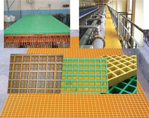FRP Grating / Fiberglass Grating with Higher Strength Same as Steel Bar Grating