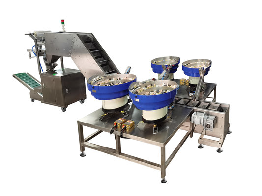 High-accuracy vibrating bowls screw Counting Fastener Nuts and Bolts Hardware Kits Counting Packing Machine