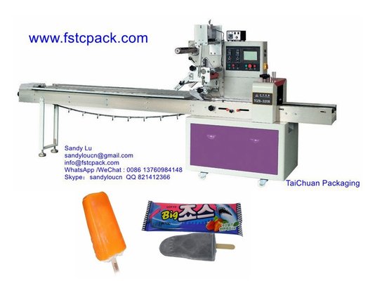 Horizontal packing machine , horizontal packaging machinery for popsicle