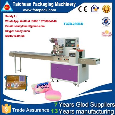 Soap Horizontal Packaging machine , soap flow pack machine China factory with good price