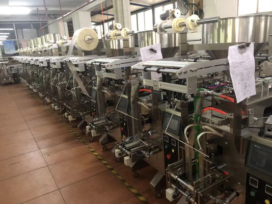 Automatic food granule sugar salt spice powder pepper flour coffee sachet grain bean vertical stick packing machine