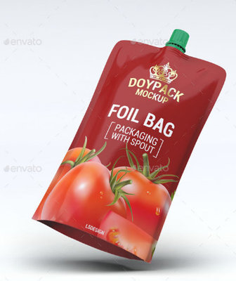 Doypack stand up pouch filling , sealing , packging machine for liquid , oil