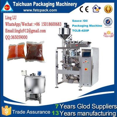 Automatic Small Sachet Stick Liquid Packing Machine for Honey Oil Pepper Sauce Shampoo