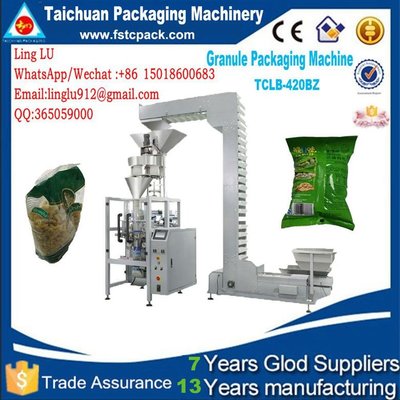 Automatic machine for packaging suitable 1-5kg all granular,almondsSuch as puffed food, opcorn, seeds and oatmeal etc.